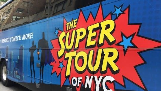 Book Superhero bus tour of NYC