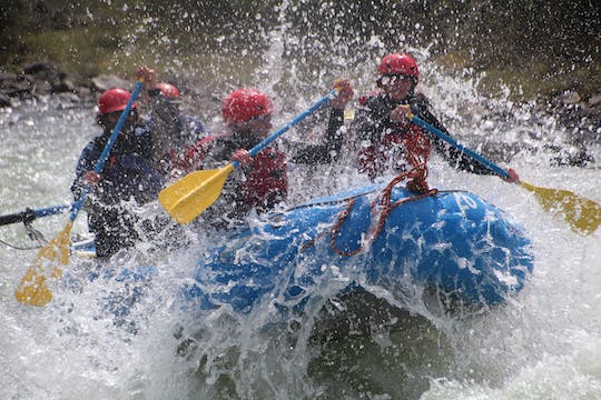 Book Sunwapta river rafting adventure with transportation