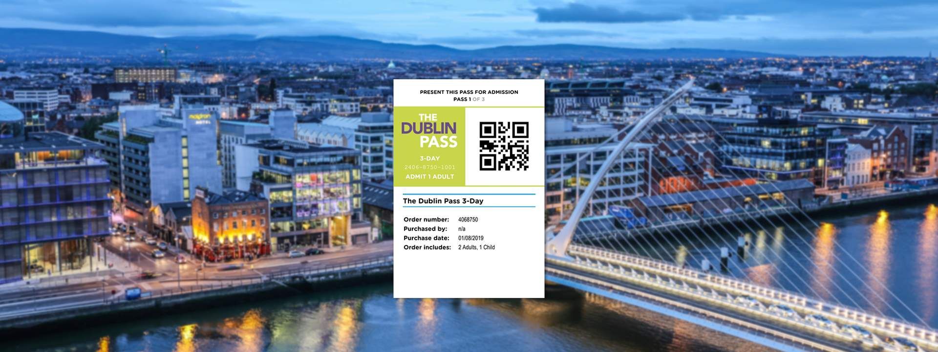 Dublin Pass with Hop On Hop Off Bus Tour Package