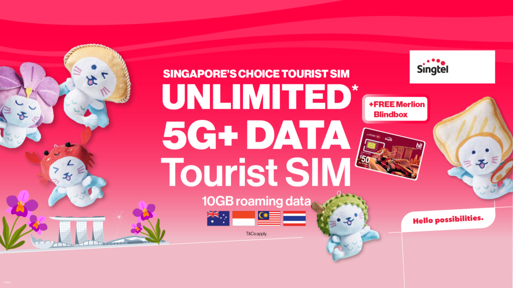 ซิมสิงคโปร์ 5G/4G ที่ดีที่สุดจาก Singtel พร้อมตัวเลือกบัตร EZ-Link 2-in ...