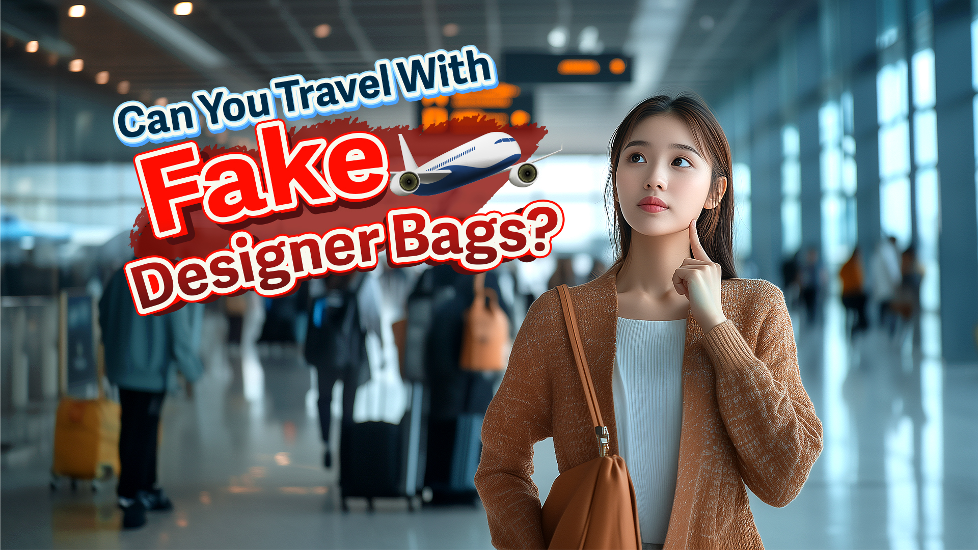 Can You Bring Fake Bags on a Plane? Check Before Travel